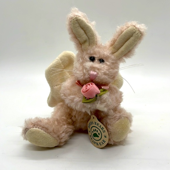 Boyds Bears | Toys | Boyds Bear Mini Angel Pink Bunny | Poshmark